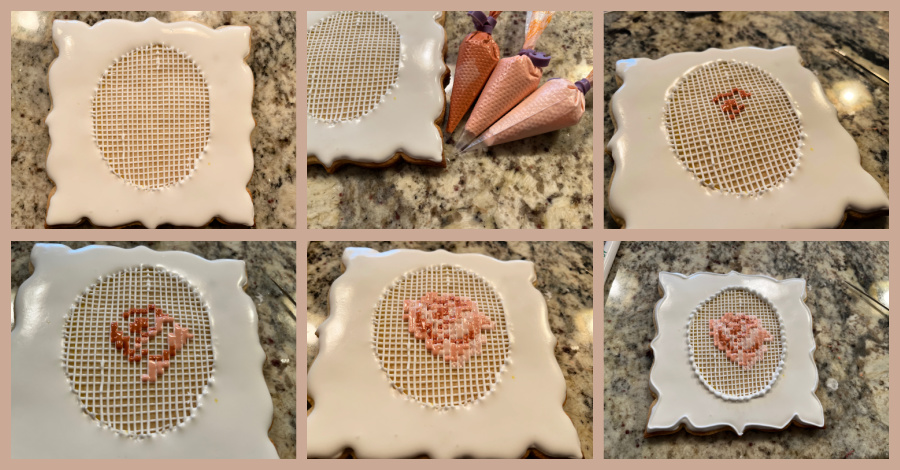 FLORAL NEEDLEPOINT COOKIE – For the Love of Cookies