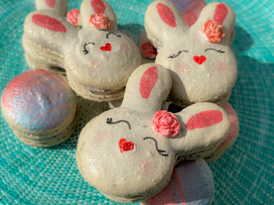 BUNNY RABBIT NUT-FREE MACARONS – For the Love of Cookies