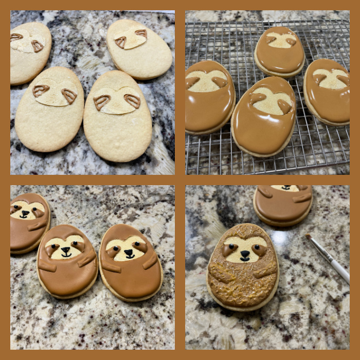 THE SLOTH, A COOKIE FLIP BY HANIELA – For the Love of Cookies