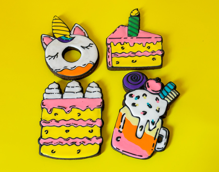 COMIC COOKIES – For the Love of Cookies